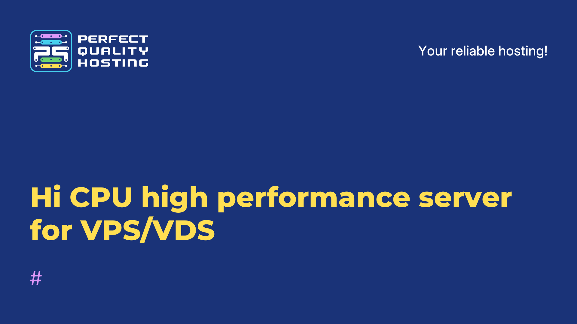 Rent Hi-CPU VPS/VDS server | Buy Linux and Windows virtual server on NVMe, price from THE.Hosting